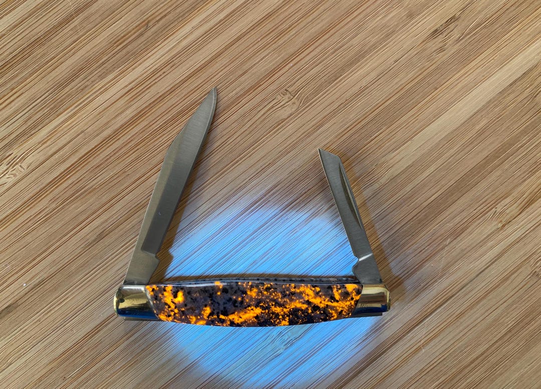 Buck Deuce Yooperlite Stone Pocket Knife - Etsy