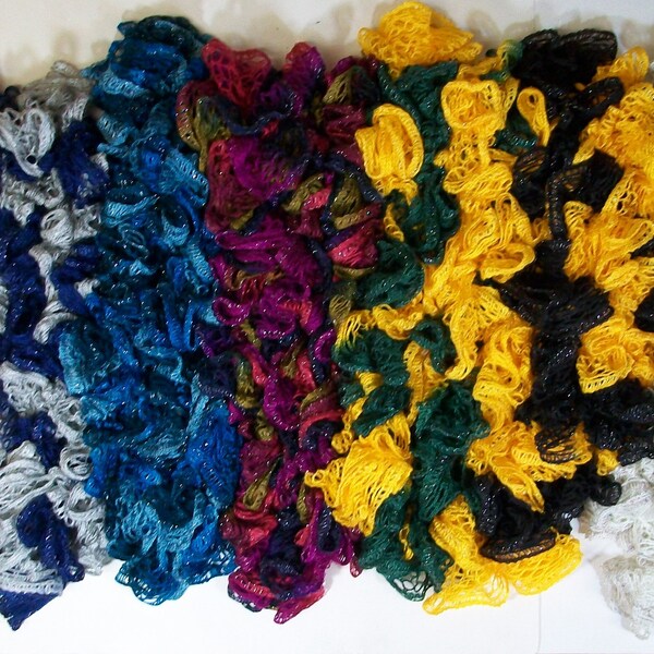 Ruffle Scarf Yarn - Etsy