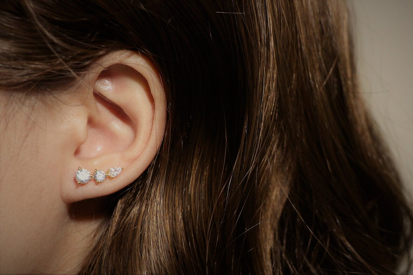 Minimalist Sparkle Ear Crawler |ear Climber Ear Crawlers |bridesmaids ...