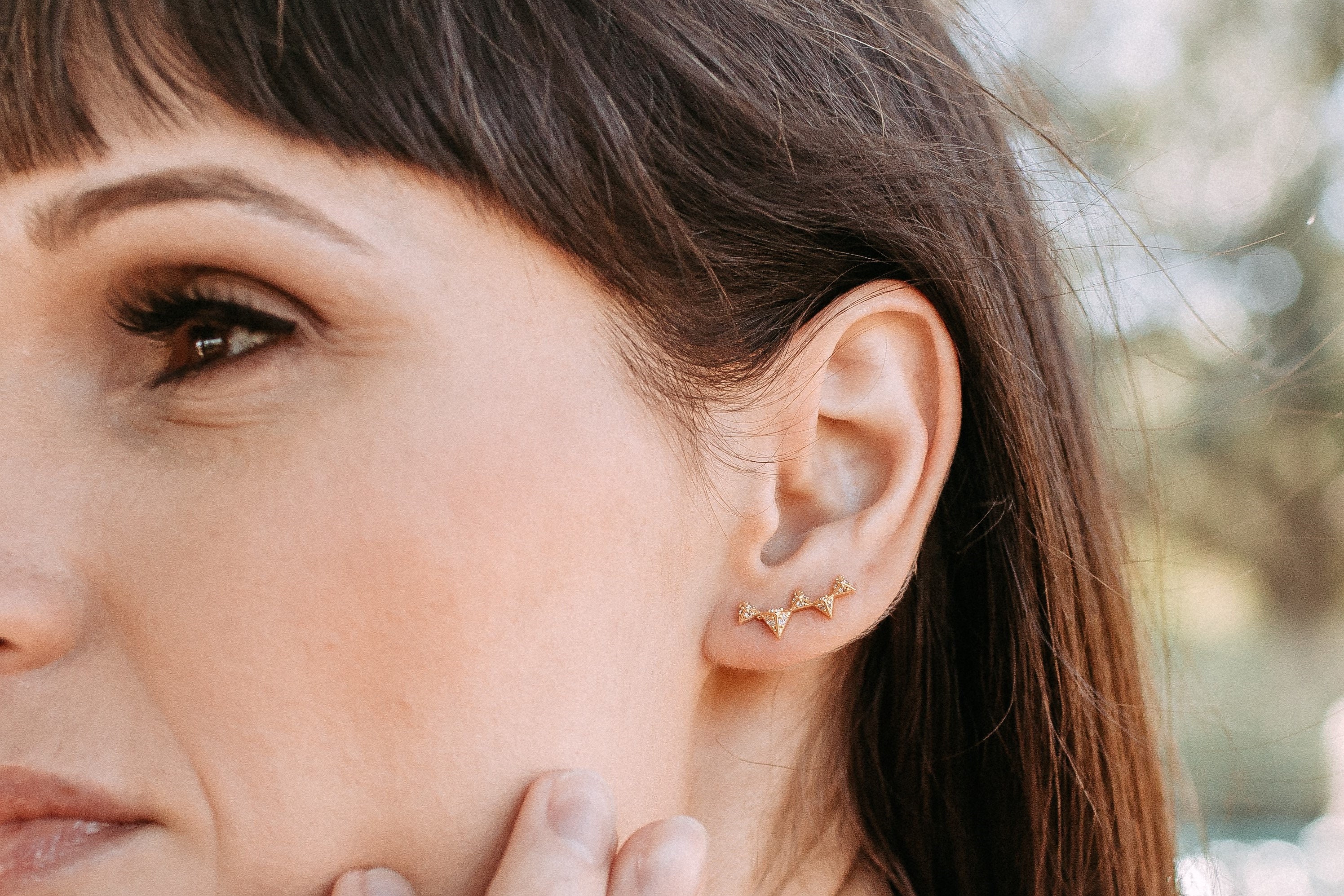 Minimalist Constellation Ear Crawlers |ear Climbers |crawler Earrings ...