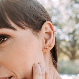 Minimalist North Star Ear Cuff | Ear Cuffs No Piercing | Adjustable Non ...