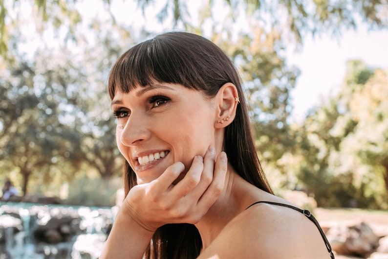 Minimalist North Star Ear Cuff Ear Cuffs No Piercing - Etsy