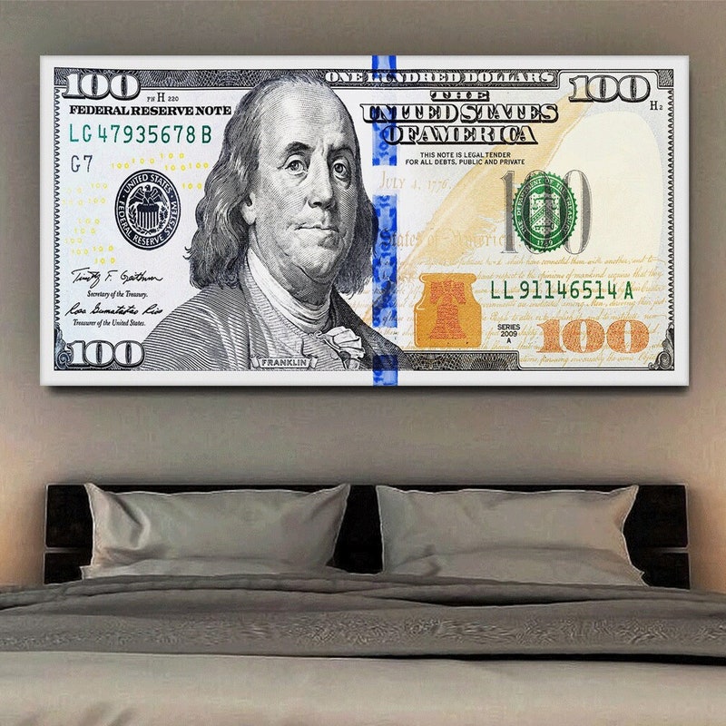 Printable 100 Dollar Bill - Etsy