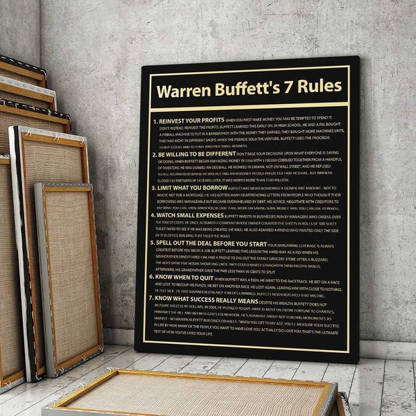 Warren Buffett Poster - Etsy
