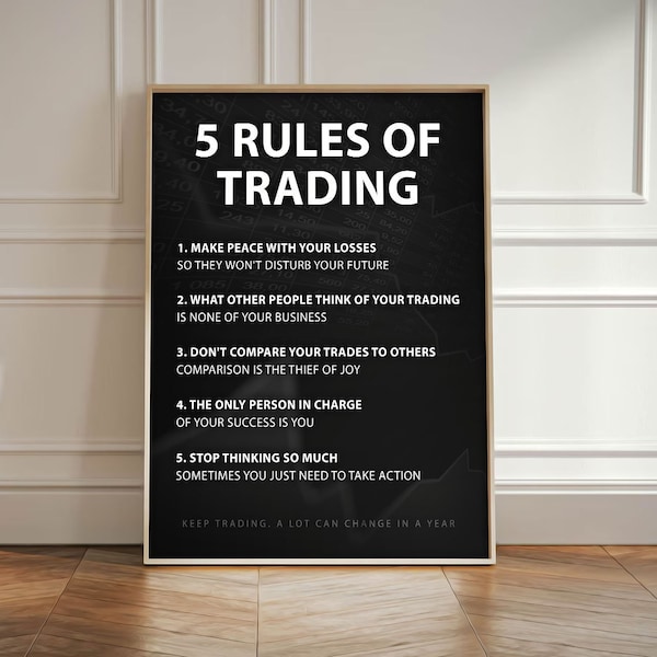 Trading Poster - Etsy