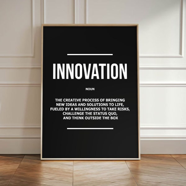 Innovation Wall Art - Etsy