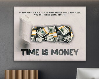 Time is Money Poster - Etsy