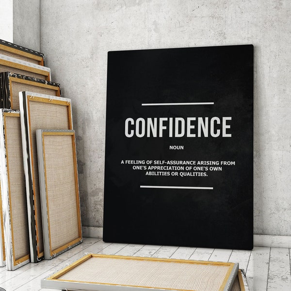 Confidence Quote - Etsy