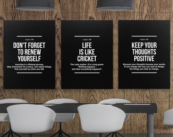 Buddhist Life Lessons Wall Art Buddhism Home Decor Buddha - Etsy