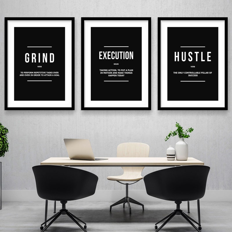 Hustle Wall Art - Etsy