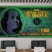 100 Dollar Bill Neon Sign Wall Art Canvas Print Rich Office Decor Money ...