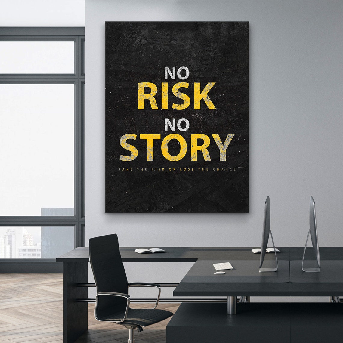 Motivational Quote Entrepreneur Wall Art Canvas Print For | Etsy