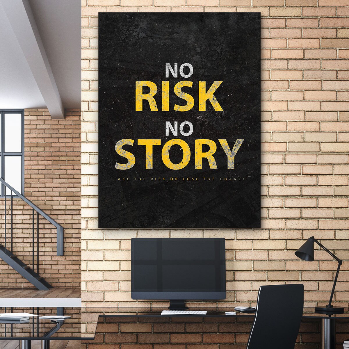 Motivational Quote Entrepreneur Wall Art Canvas Print For | Etsy