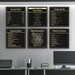 6x Success Office Decor Motivational Modern Wall Art Canvas Prints ...