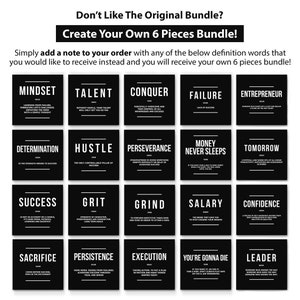 6x Framed Posters Motivational Wall Art Office Decor, Success Posters ...