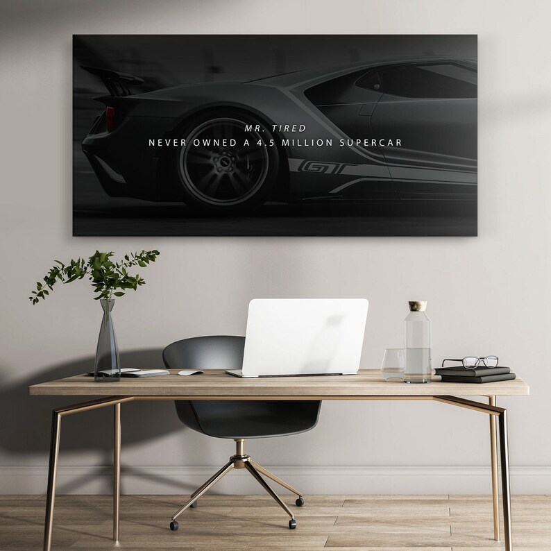 Millionaire Super Car Owner Porsche Carrera GT Motivational - Etsy