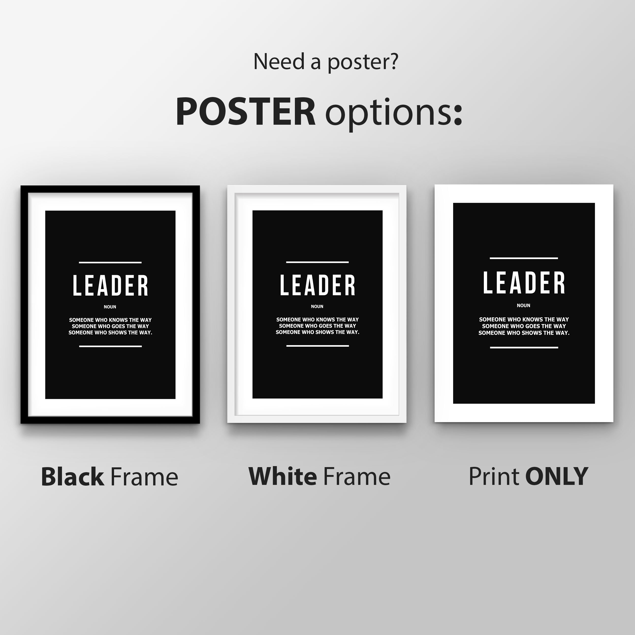 Leadership Poster Design