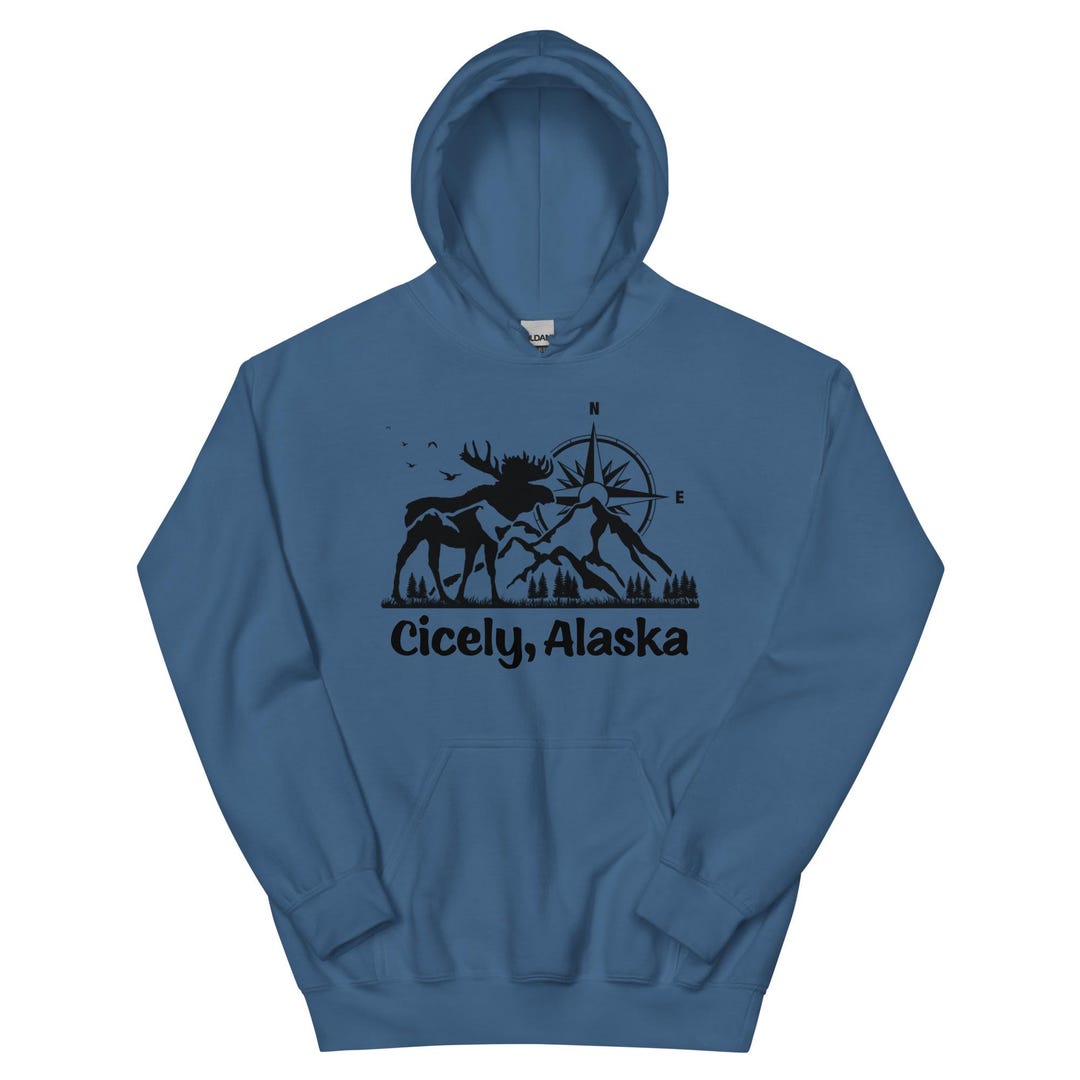 Northern Exposure Hoodie - Cicely Alaska Design, Gildan Sweatshirt for ...