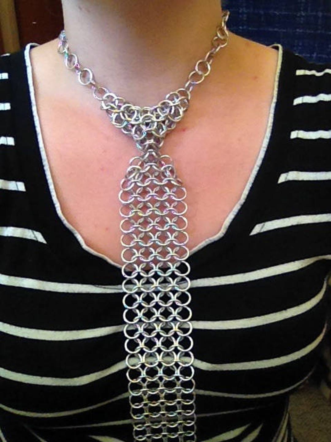 Chainmaille Tie 4-in-1 European Weave - Etsy