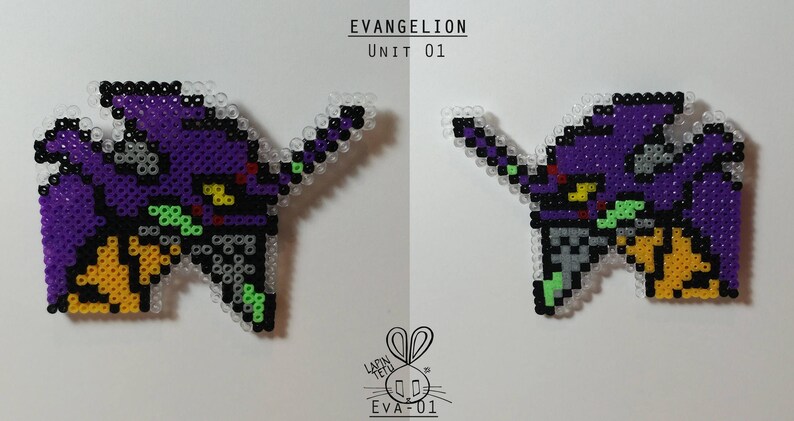 Evangelion Unit 01/ EVA-01 Sprite/ 8 Bit / Pixel | Etsy