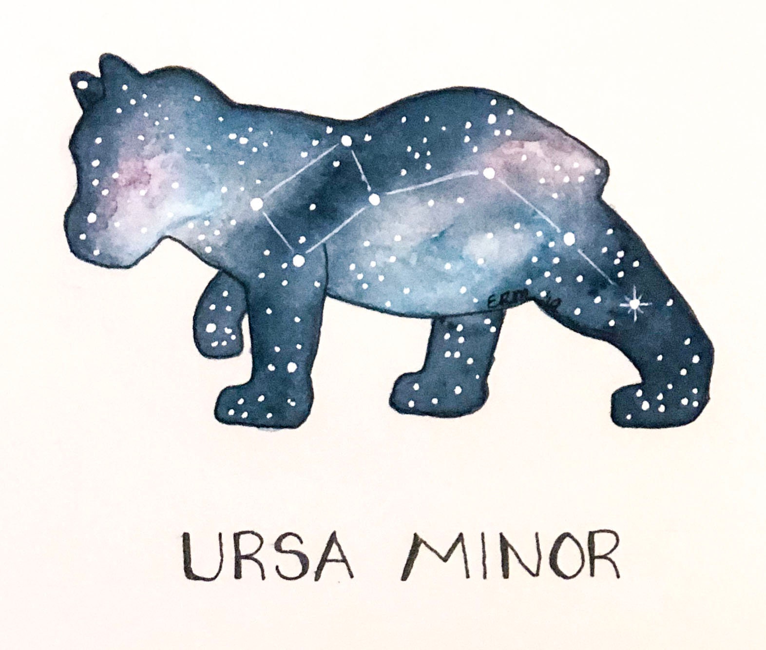 Original Ursa Minor, Little Dipper, Bear, Constellation, Stars, Night ...