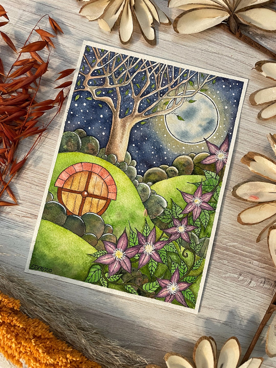 Hobbit Door, Hobbit, Door, Yellow Door, Lotr, Spring, Full Moon ...