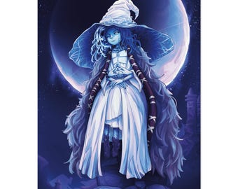 Ranni the Witch – Elden Ring Moon Magic Poster | Celestial Anime ...
