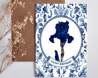 Greeting Card Birthday Card Gift Tag Illustration Print - Etsy