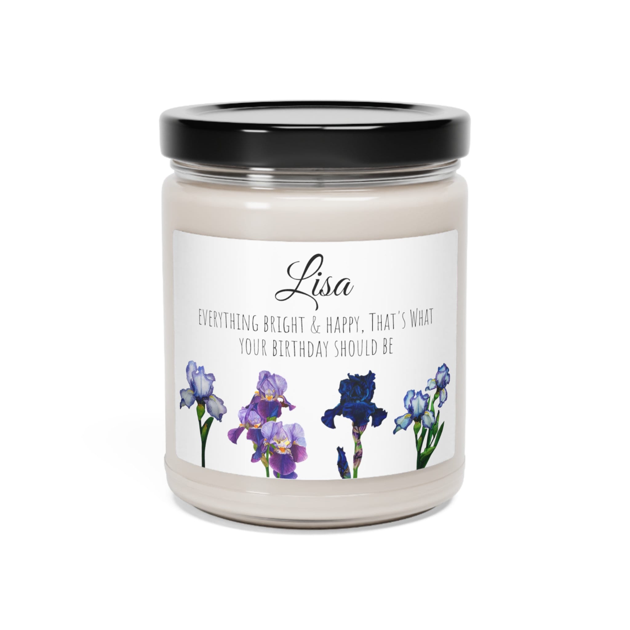 Iris Birth Flower Gift February Birthflower Gift - Etsy