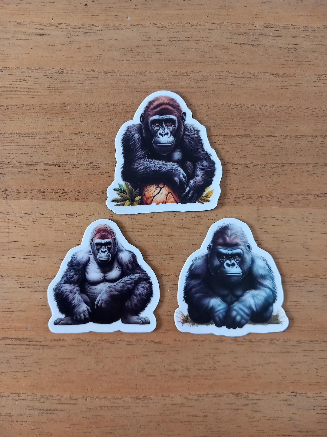 Gorilla Stickers or Magnets 3 Pieces - Etsy