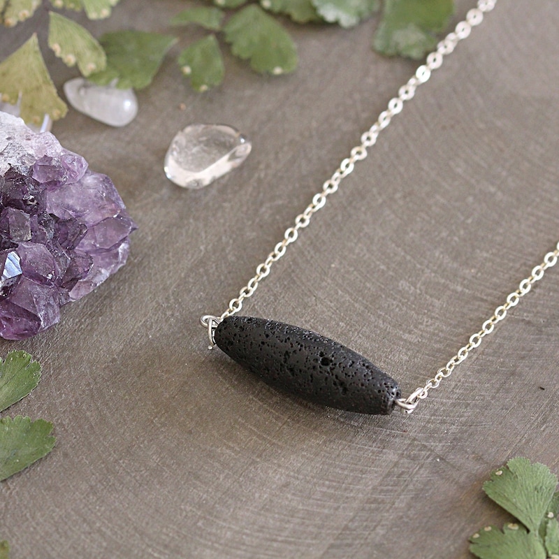 Lava Rock Diffuser Necklace - Etsy