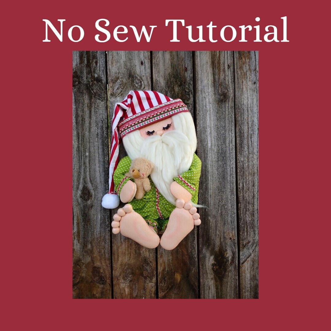 Santa Wreath Attachment Tutorial, DIY Christmas Decorations, Wreath ...