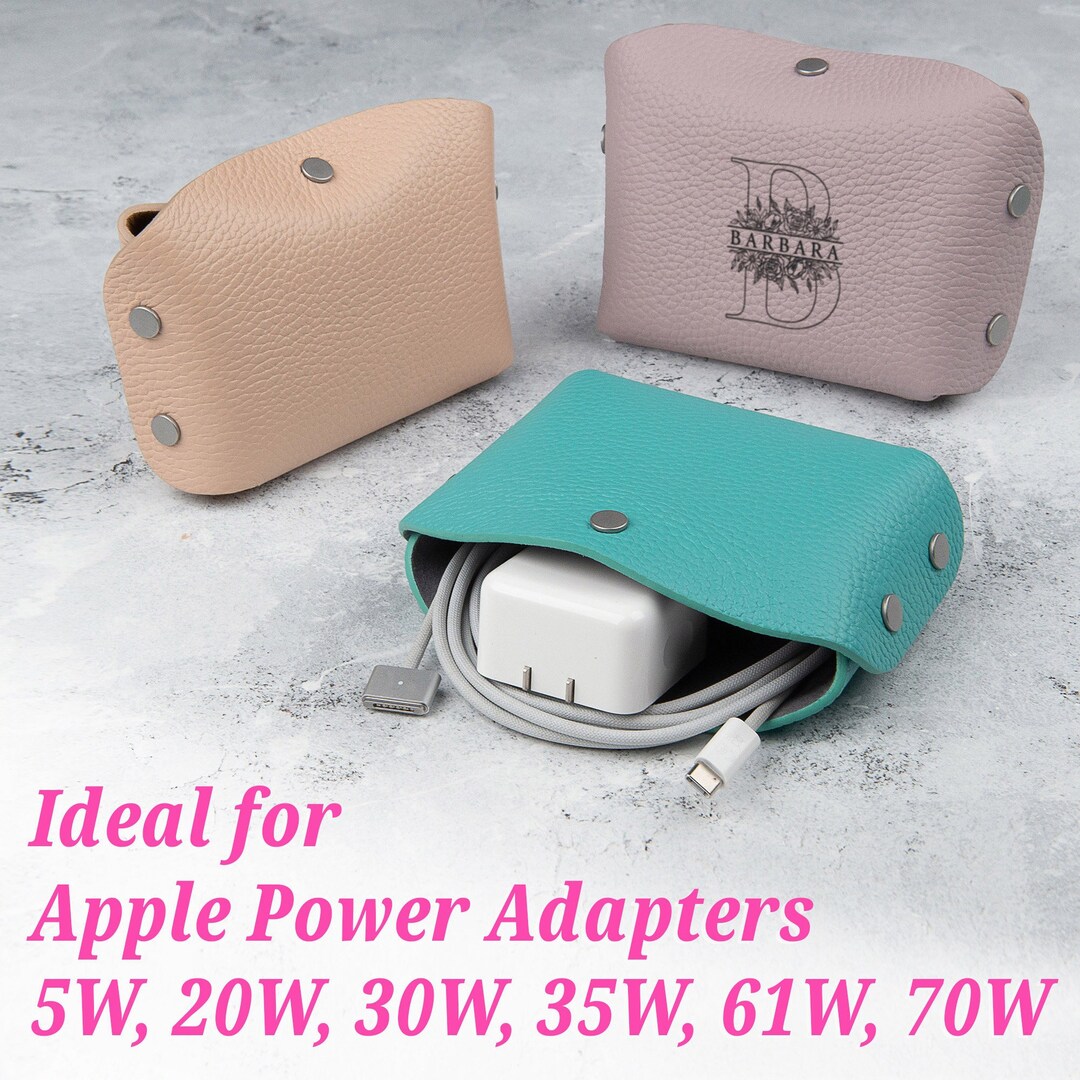 Compact Apple Power Adapter Case, Cable Charger Organizer Made of ...