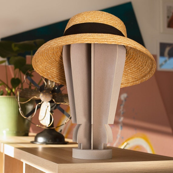 Hat Holder Hat Stand Sculpture Art Bust Figure | Etsy