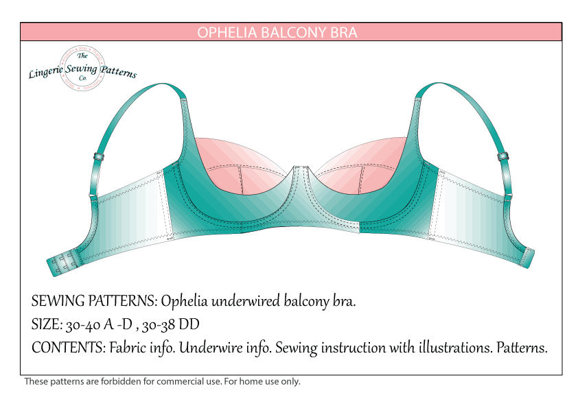 Bra Sewing Pattern / PDF Pattern / Bra Making / Under-wired | Etsy