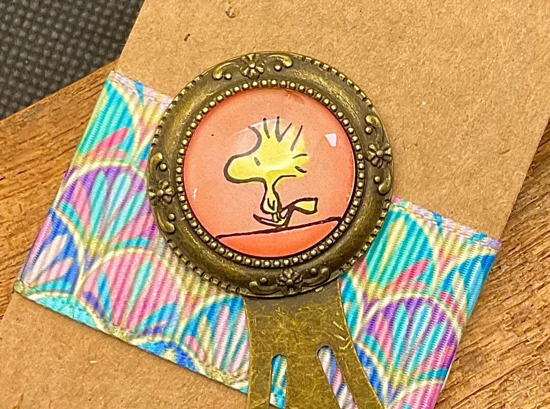 Woodstock, Snoopy, Peanuts Bookmark, Pagemarker Made With 1970's ...