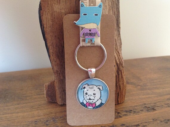 Rupert Bear Algy Pug Keyring Bag Charm Made With Vintage - Etsy