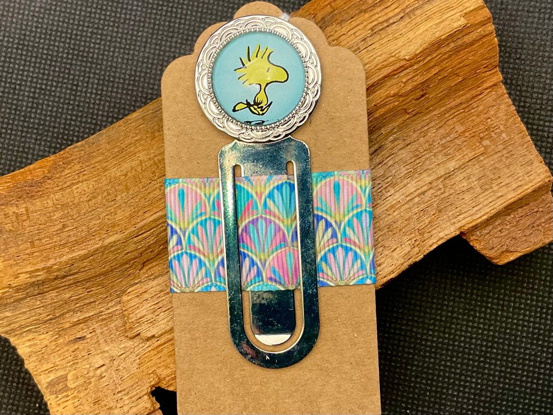 Woodstock, Snoopy, Peanuts Silver Coloured Bookmark, Pagemarker Made ...