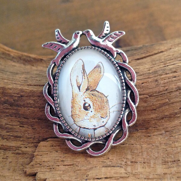 Peter Rabbit Brooch - Etsy UK