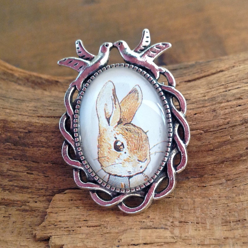 Peter Rabbit Brooch - Etsy UK