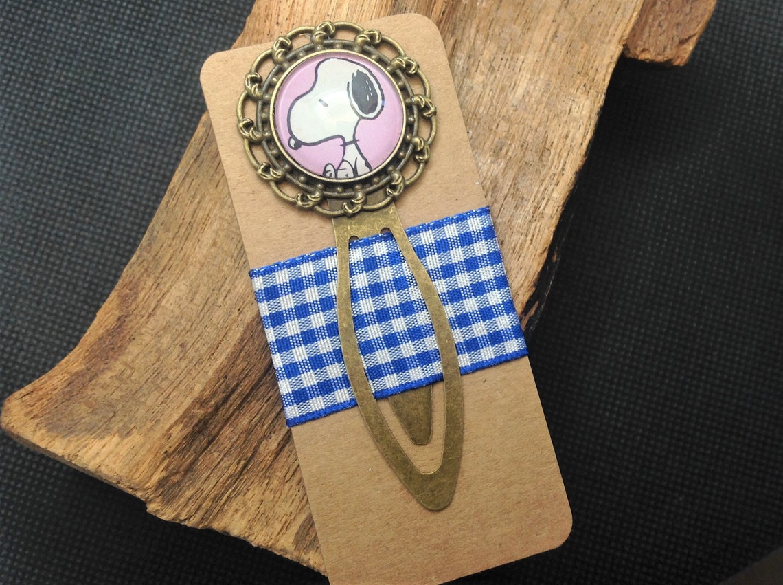 Snoopy, Peanuts Bookmark, Pagemarker Made With 1970's Illustration - Etsy