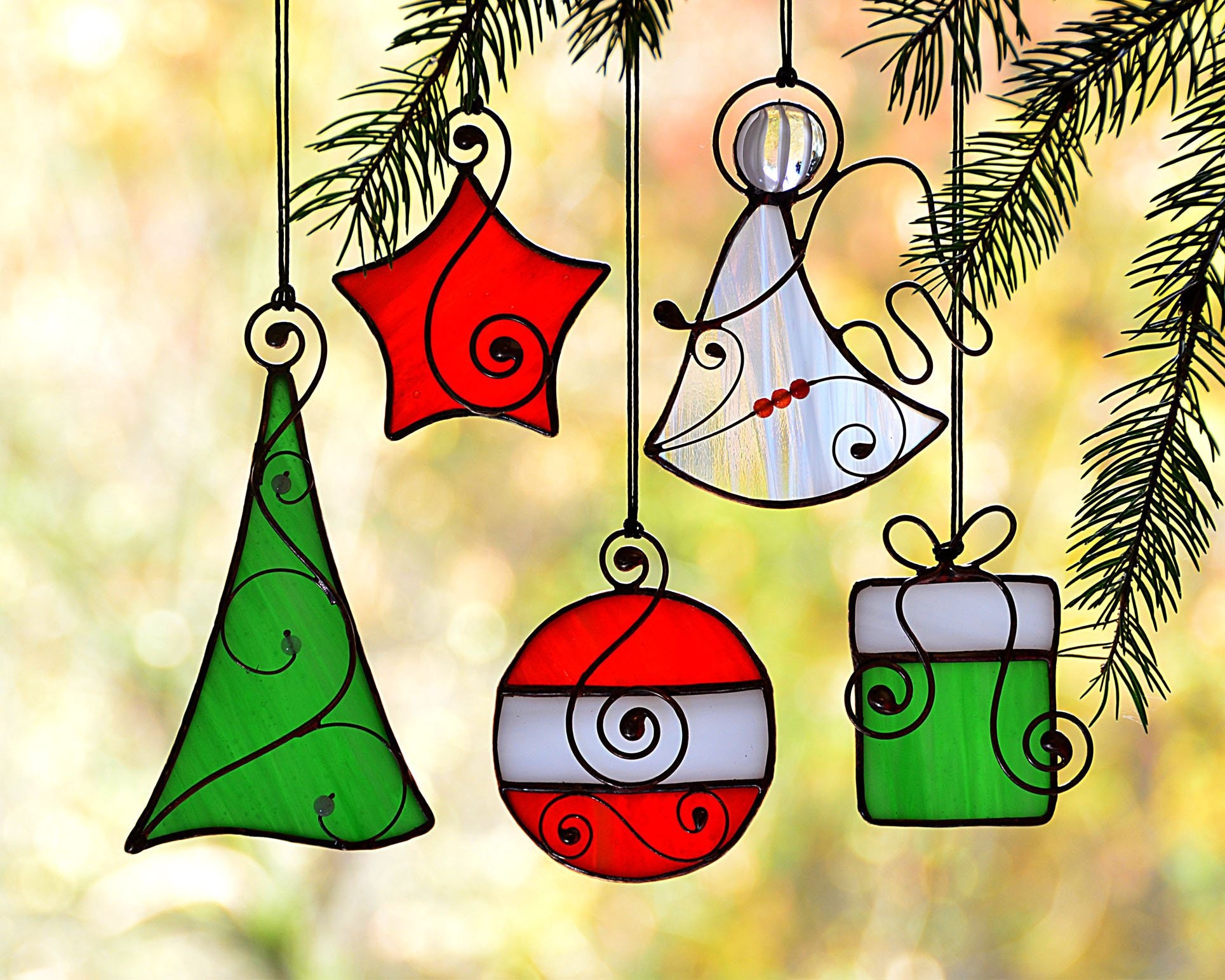 Stained Glass Christmas Ornaments Diy at Rene Neal blog
