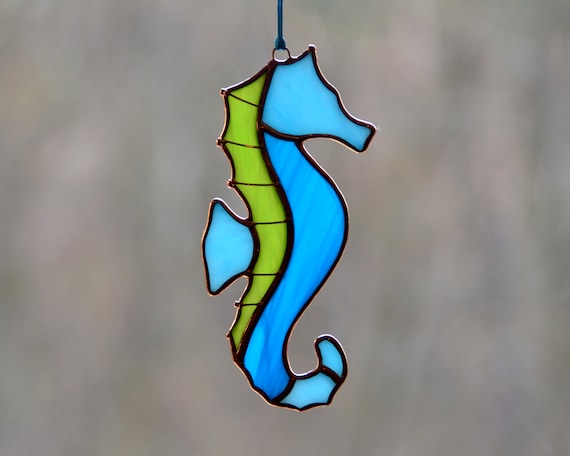 Seahorse Stained Glass Pattern Free - Glass Designs