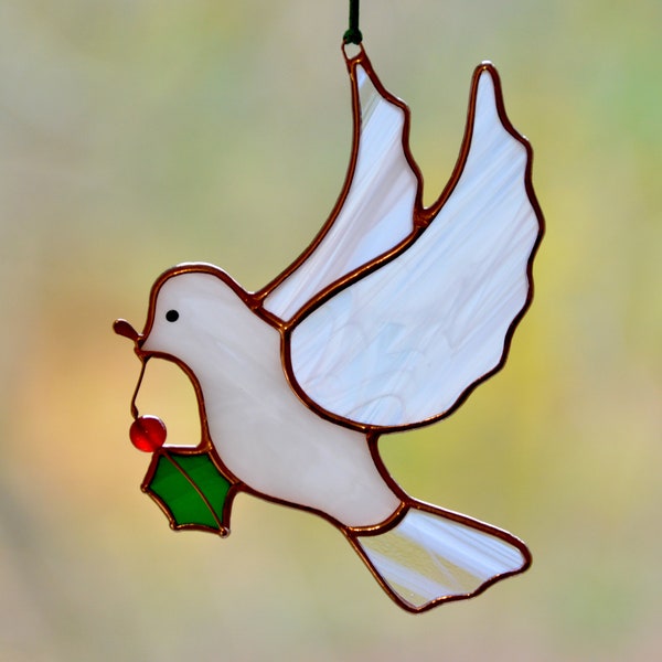 Stained Glass Dove - Etsy
