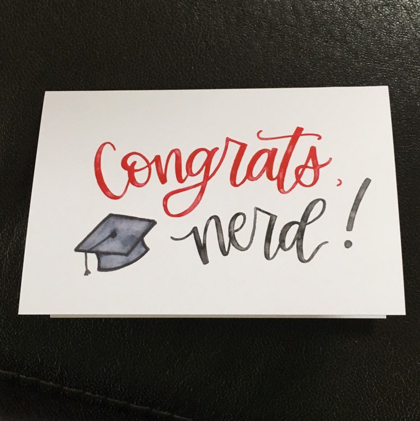 Congrats Nerd Graduation Card // Funny Graduation Card // - Etsy