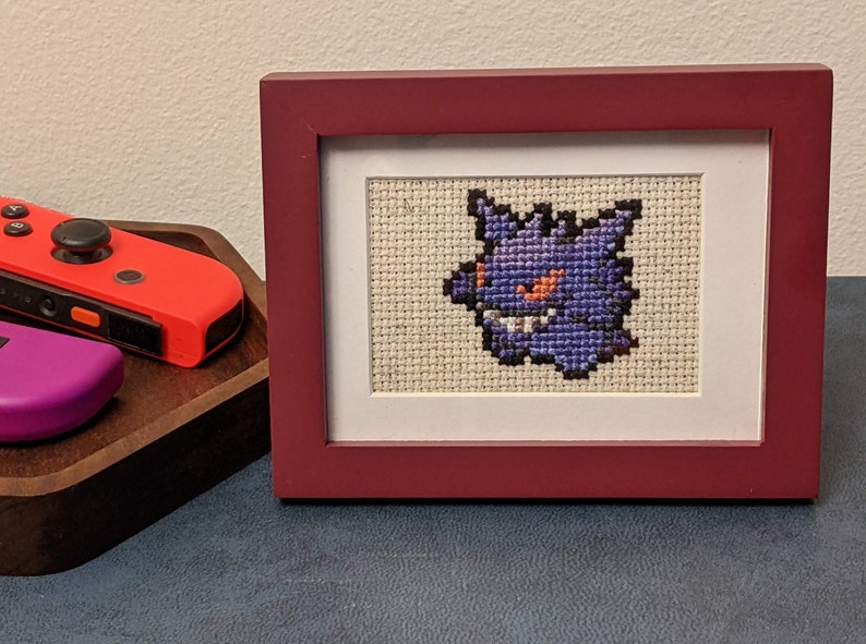 DIGITAL - Gengar - Pokemon Sprite Cross Stitch Series - Etsy