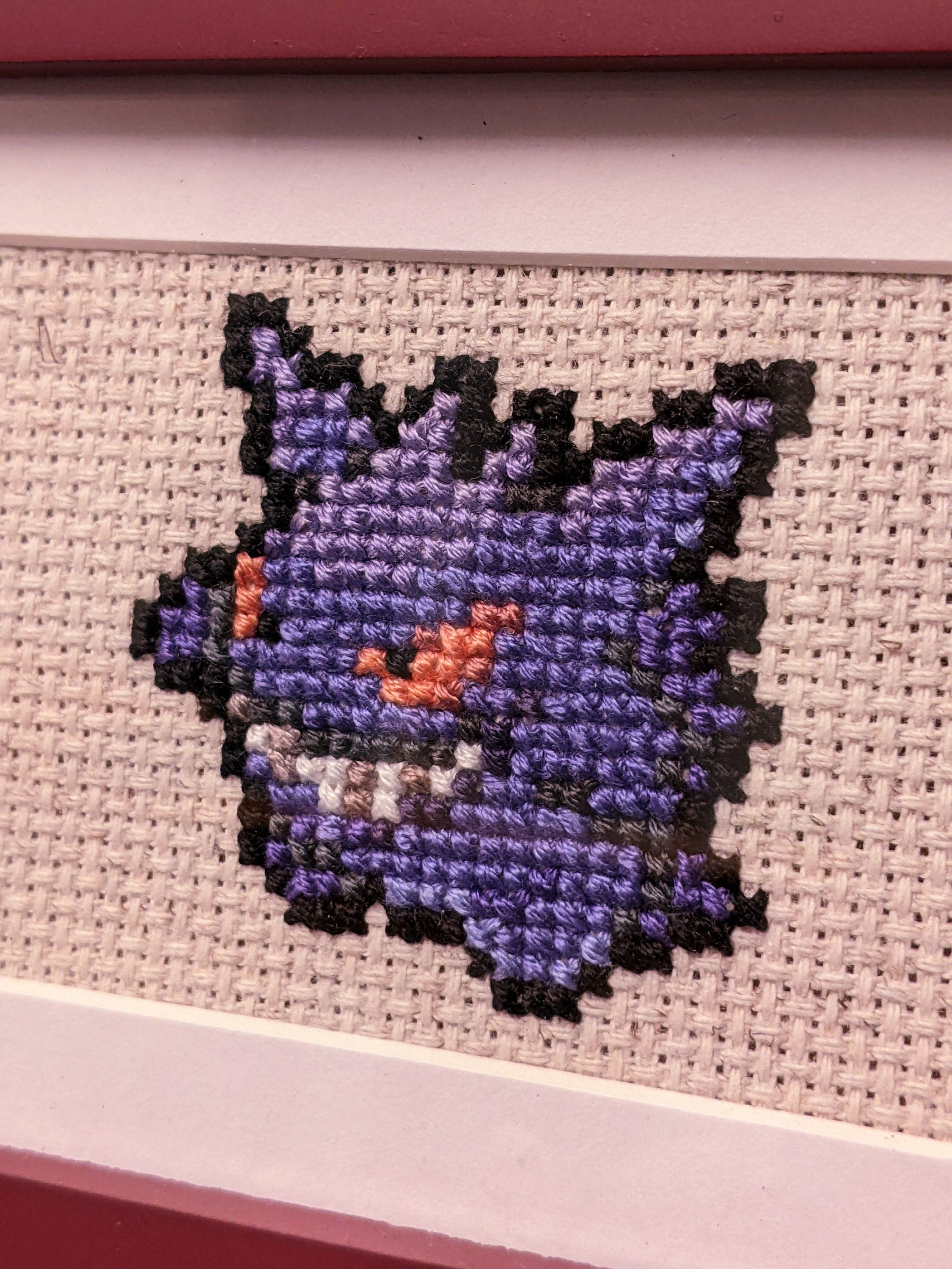 DIGITAL - Gengar - Pokemon Sprite Cross Stitch Series - Etsy