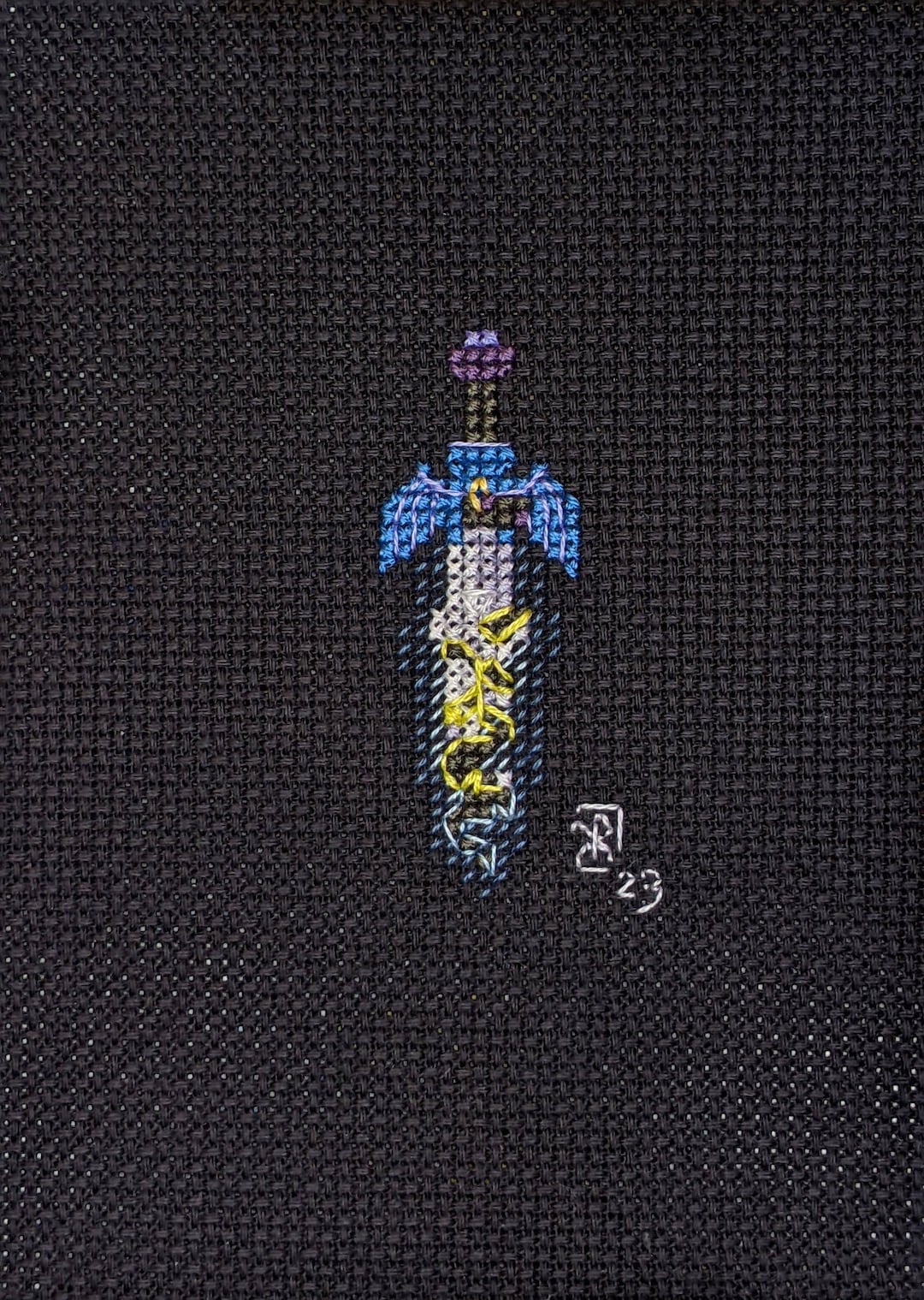 DIGITAL PATTERN - Corrupted Master Sword - Cross Stitch Inspired by the ...