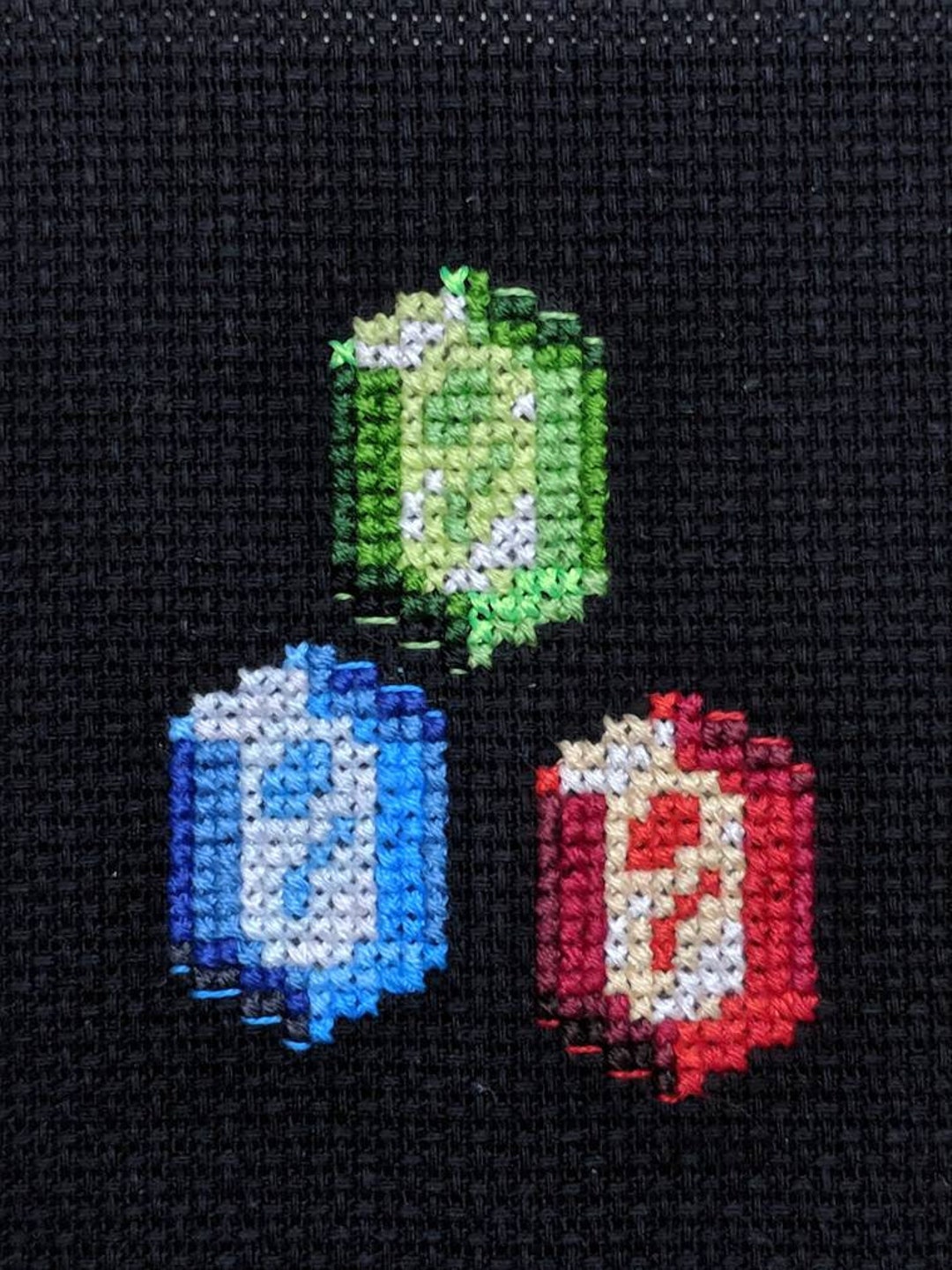 DIGITAL PATTERNS Multipack Big Rupees Cross Stitch Patterns for Green ...