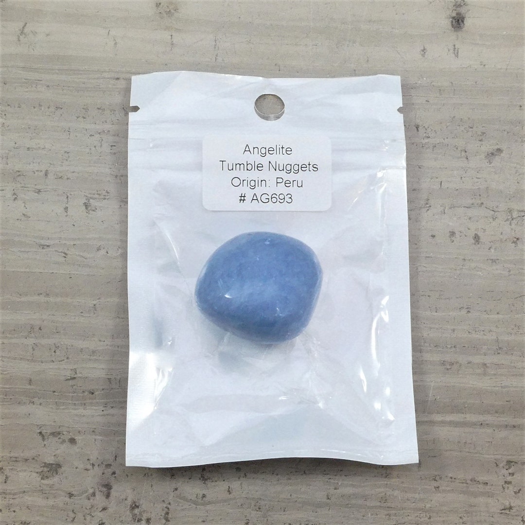 Angelite Tumble Nuggets 25-30x35-40mm Approx. - Etsy